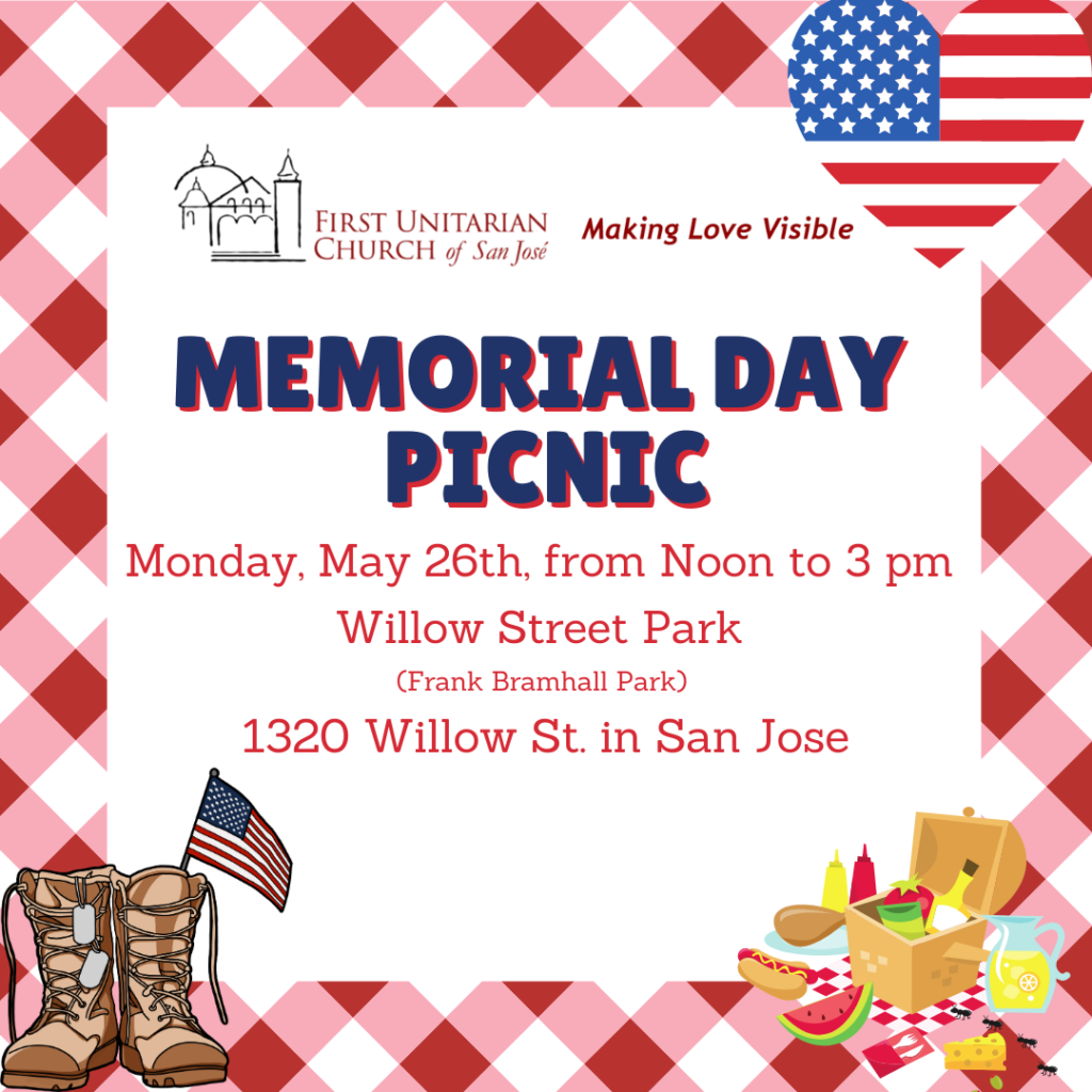 FUCSJ Annual Memorial Day Picnic – Monday May 26, 2025, 12noon-3pm ...